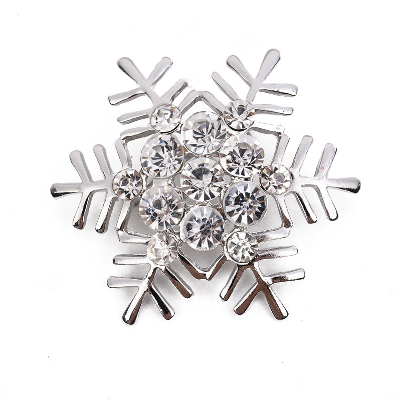 Diamond Snowflake Brooch – Boho Bay Gems